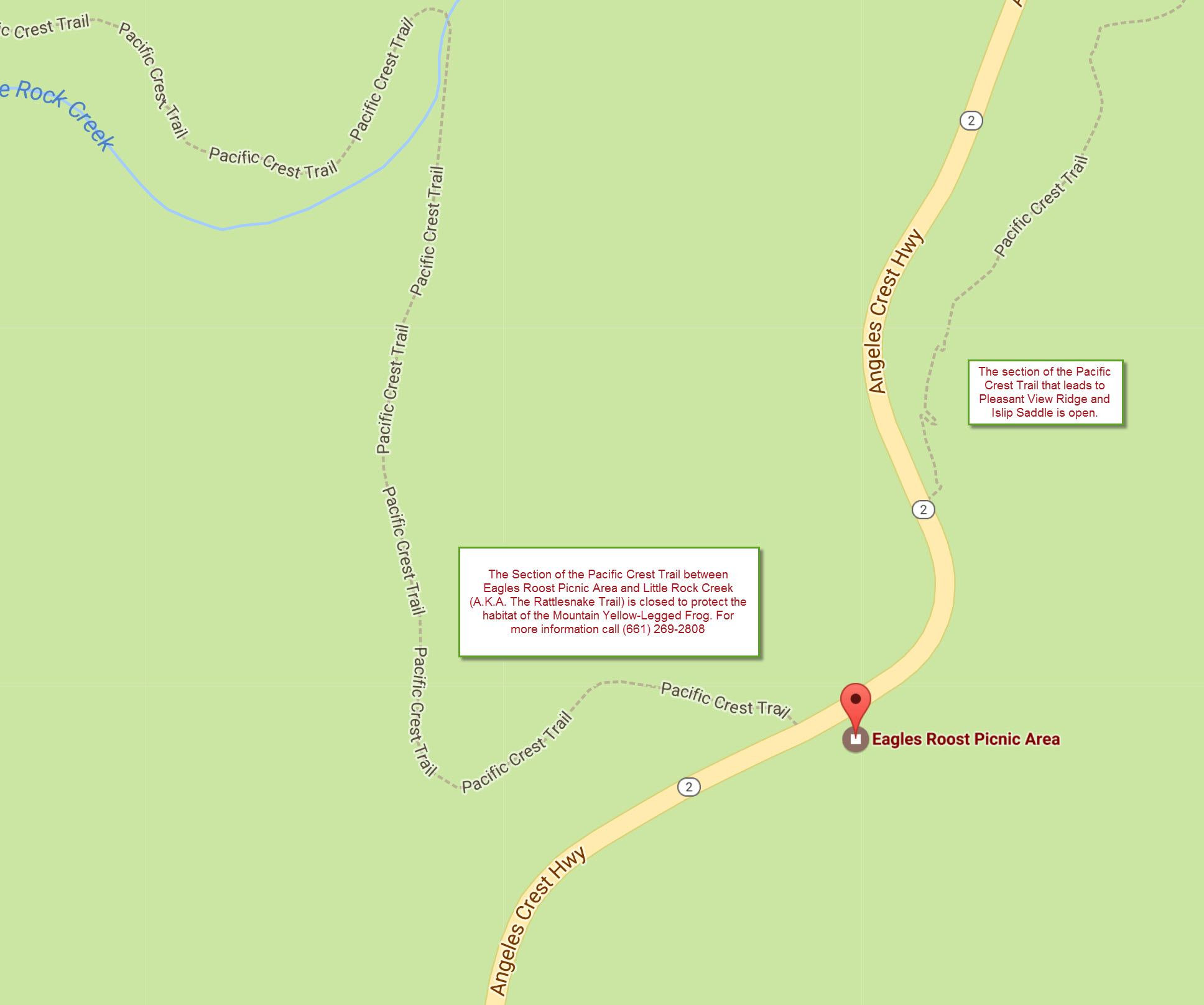 Eagles Roost Picnic Area Trailhead | Hiking Angeles Forest